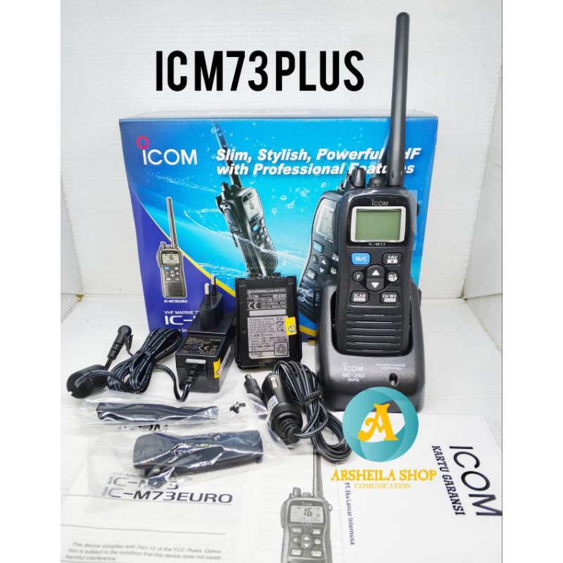 Jual HT icom IC M73 plus marine original jepang | Shopee Indonesia