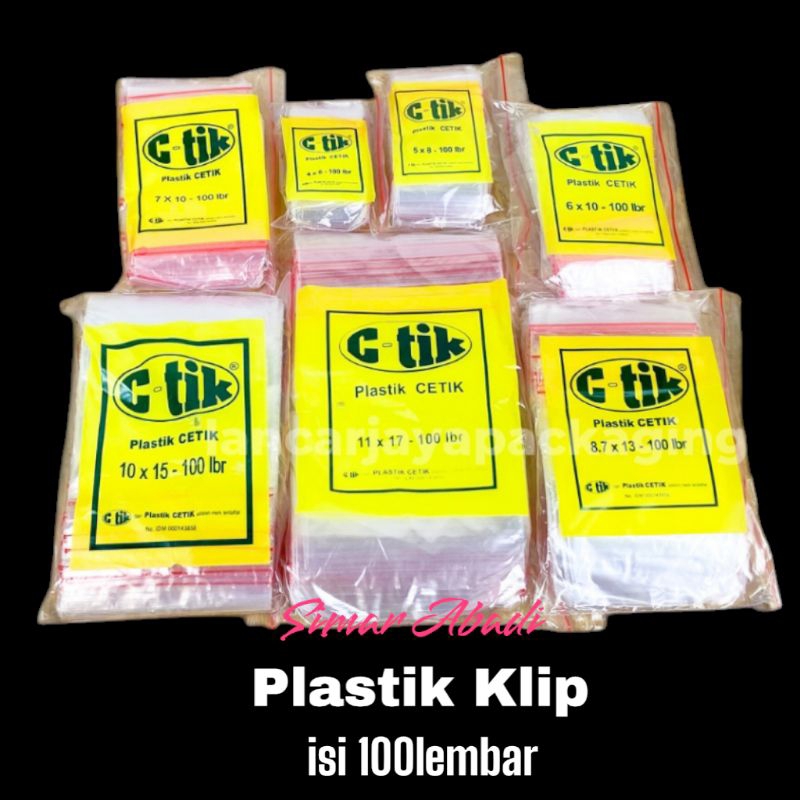Jual Plastik Klip/Plastik Cetik 4x6/5x8/6x10/7x10/8.7x13/10x15 | Shopee ...
