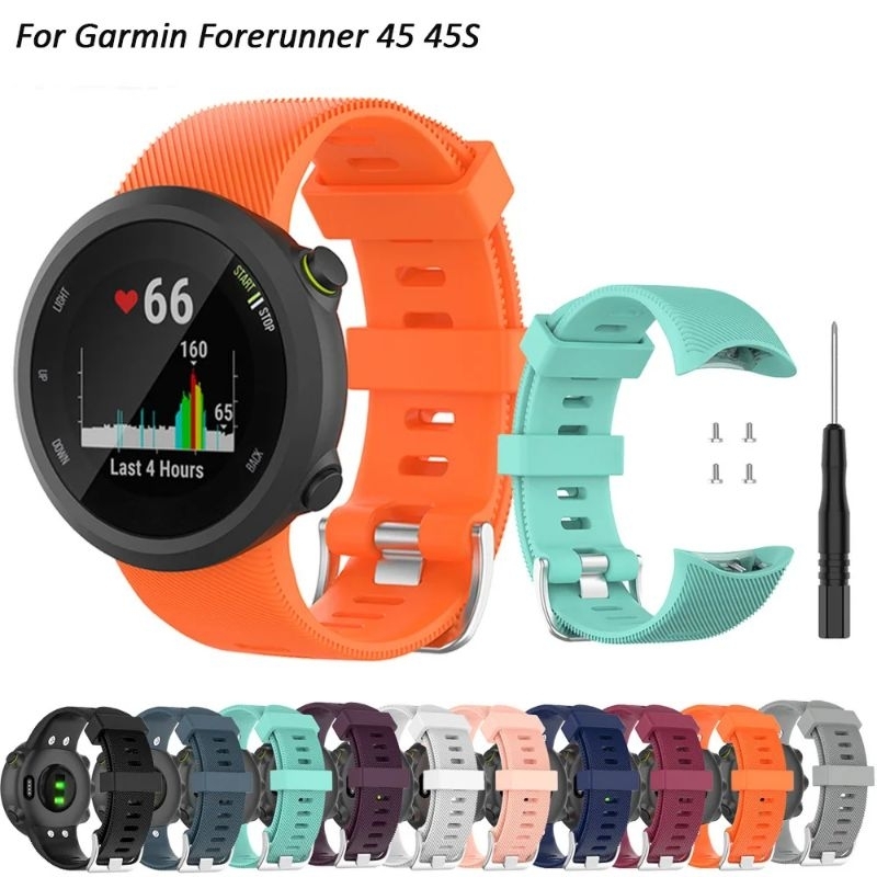 Jual Strap Silicone / Tali Jam Garmin Forerunner 45 / 45S / Swim 2 ...