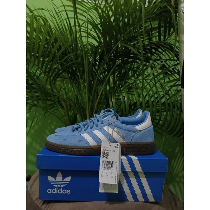 Jual Adidas Original Handball Spezial Ice Blue | Shopee Indonesia