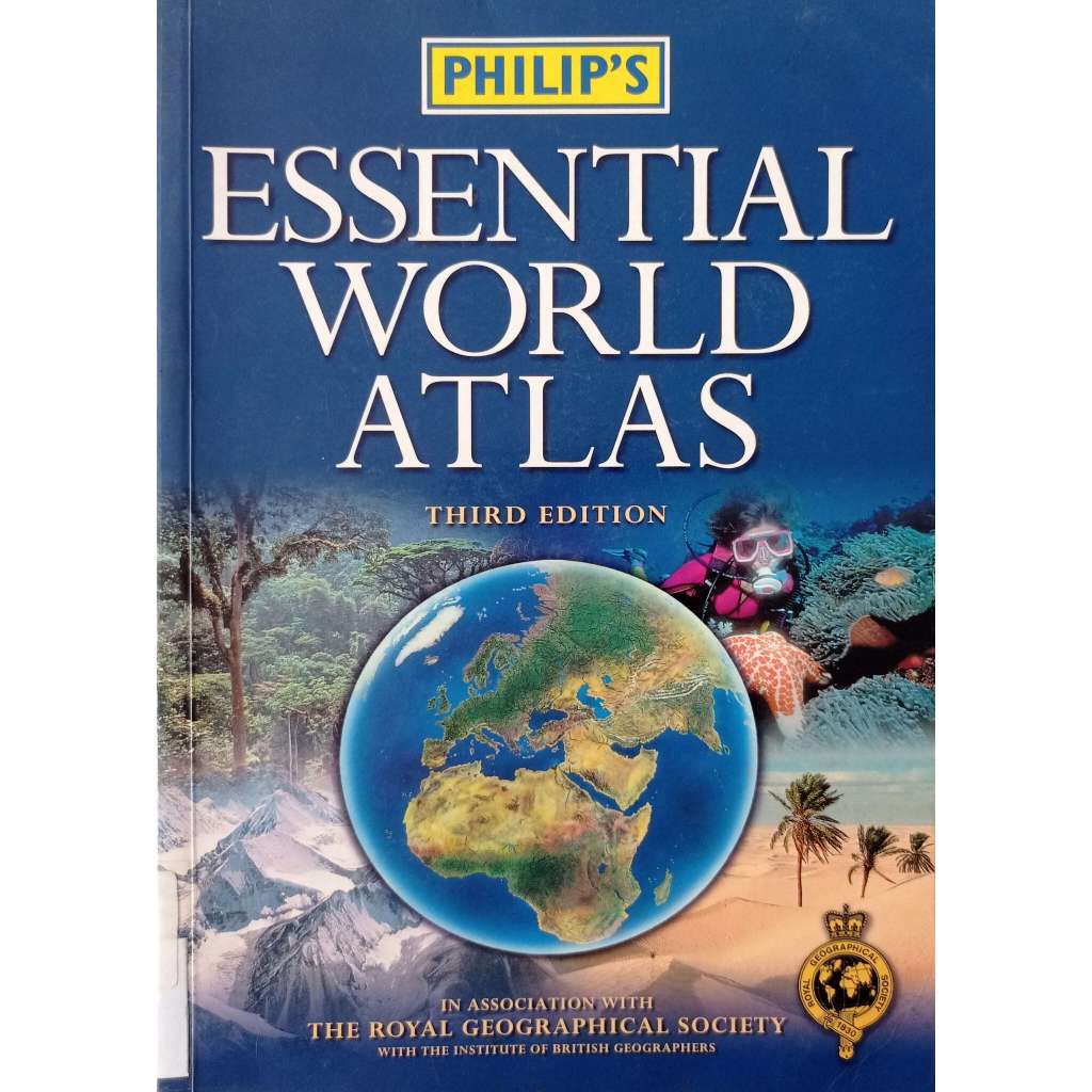 Jual Philips Essential World Atlas Third Edition | Buku Peta Bahasa ...
