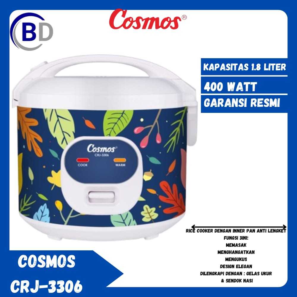 Jual Cosmos Magic Com RICE COOKER CRJ 3306 | Shopee Indonesia