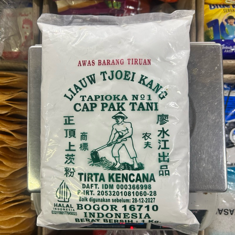 Jual Tepung Tapioka Cap Pak Tani Liauw Tjoei Kang Tirta Kencana (1 kg ...