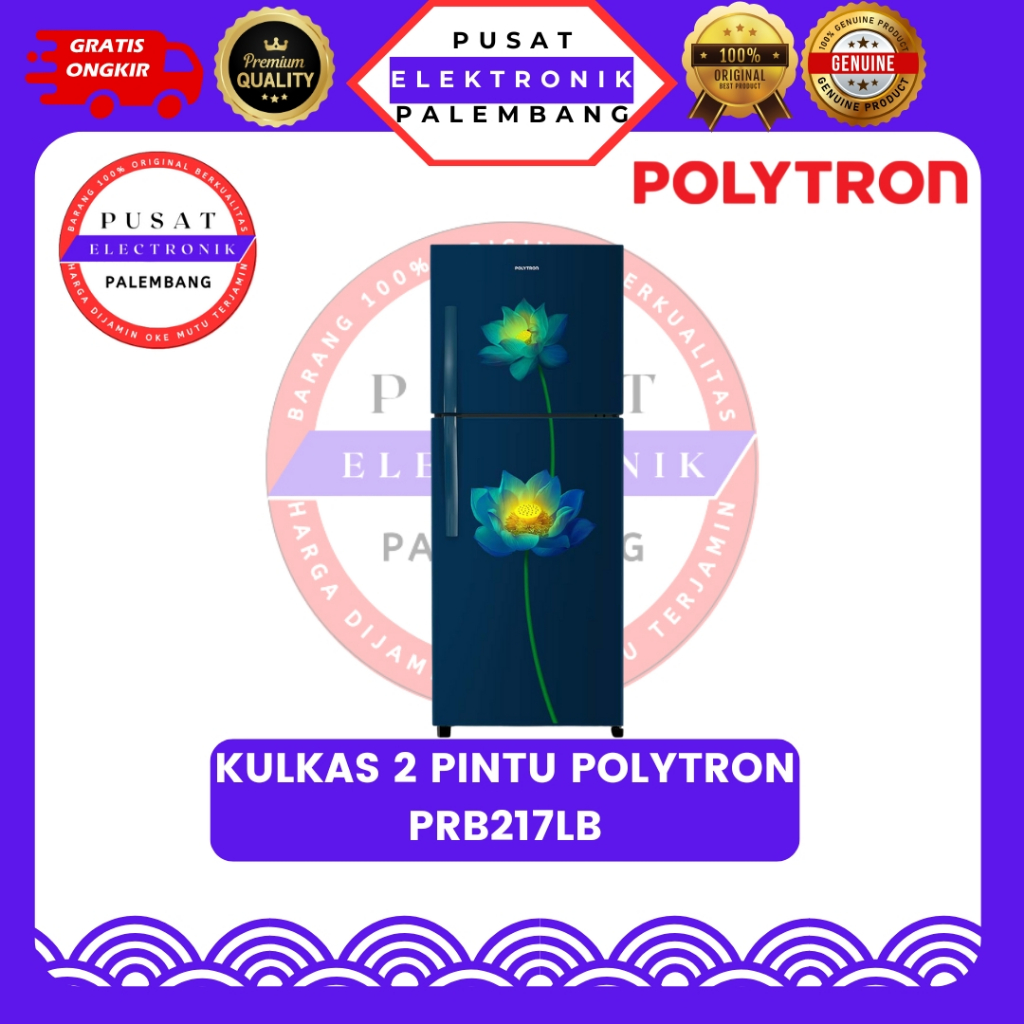 Jual KULKAS 2 PINTU POLYTRON PRB-217LB KULKAS 2 PINTU PALEMBANG ...