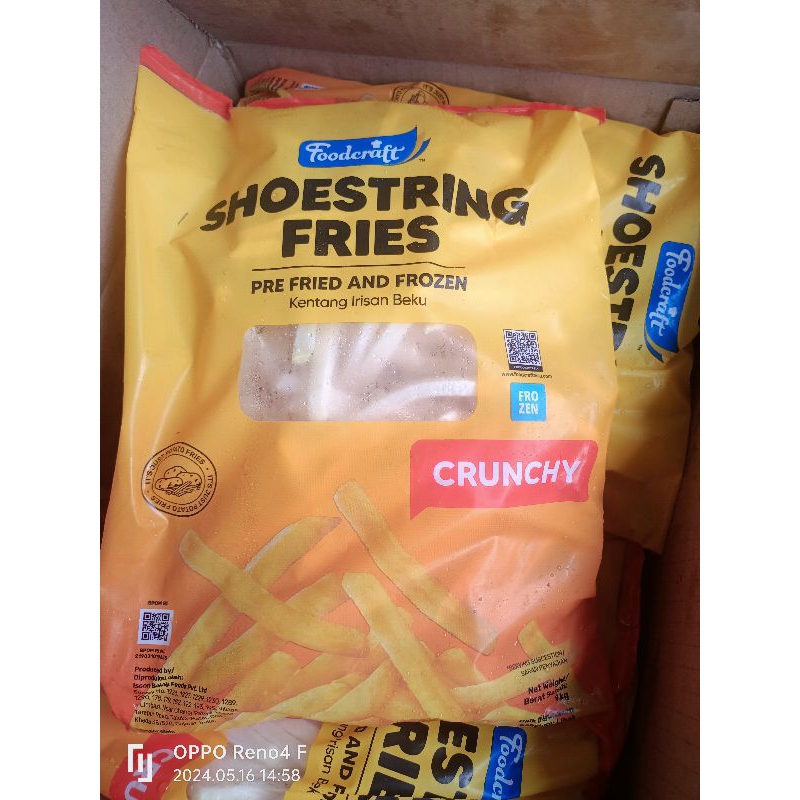 Jual Foodcraft Shoestring ( kentang Frozen 1kg ) | Shopee Indonesia