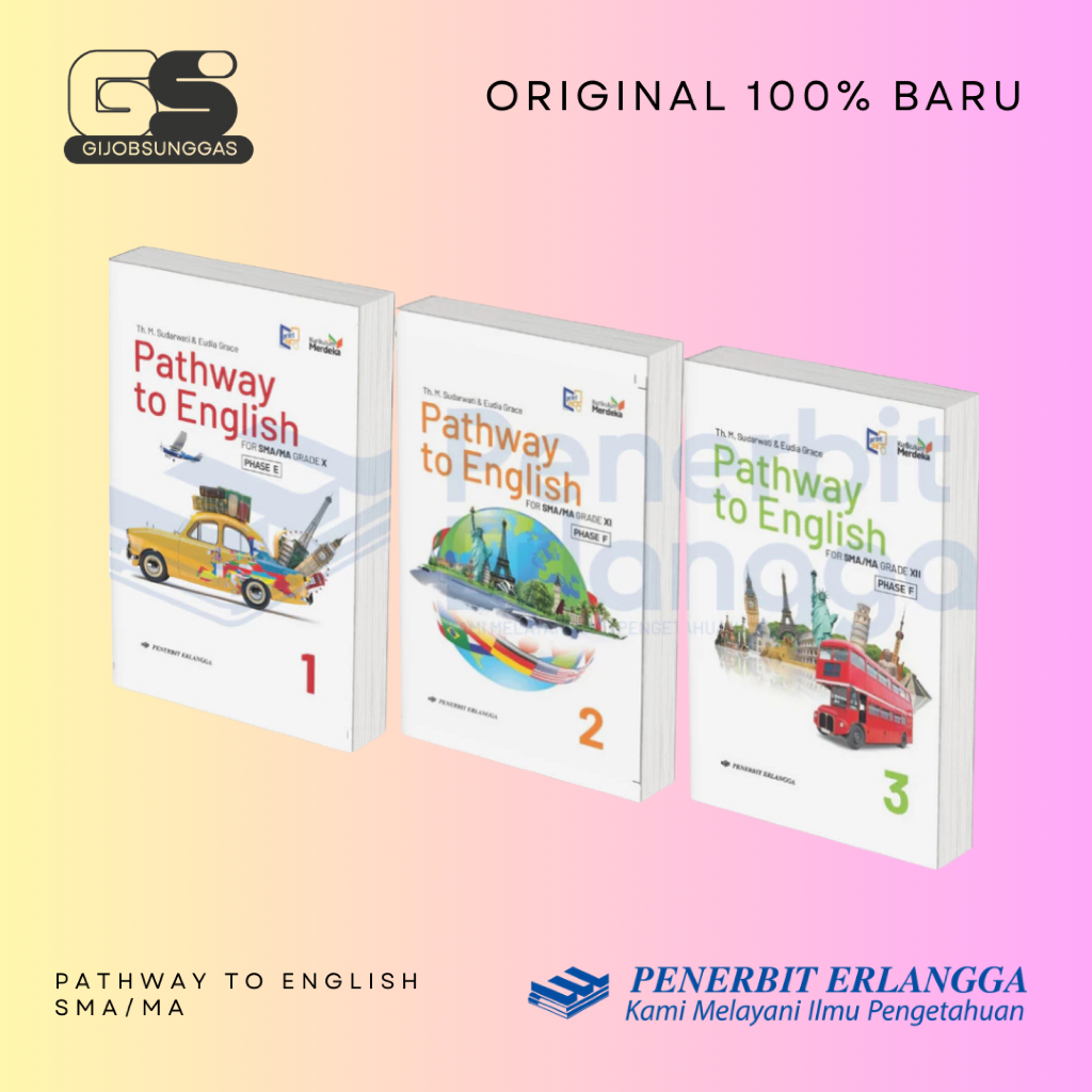 Jual PATHWAY TO ENGLISH 1 2 3 SMA/MA KELAS 10 11 12 KURIKULUM MERDEKA - ERLANGGA | Shopee Indonesia