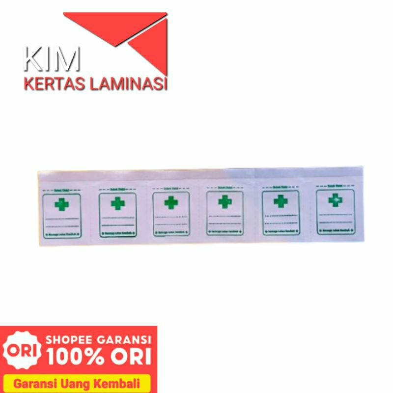 Jual kertas puyer obat hijau umum plus isi 1200 pcs | Shopee Indonesia