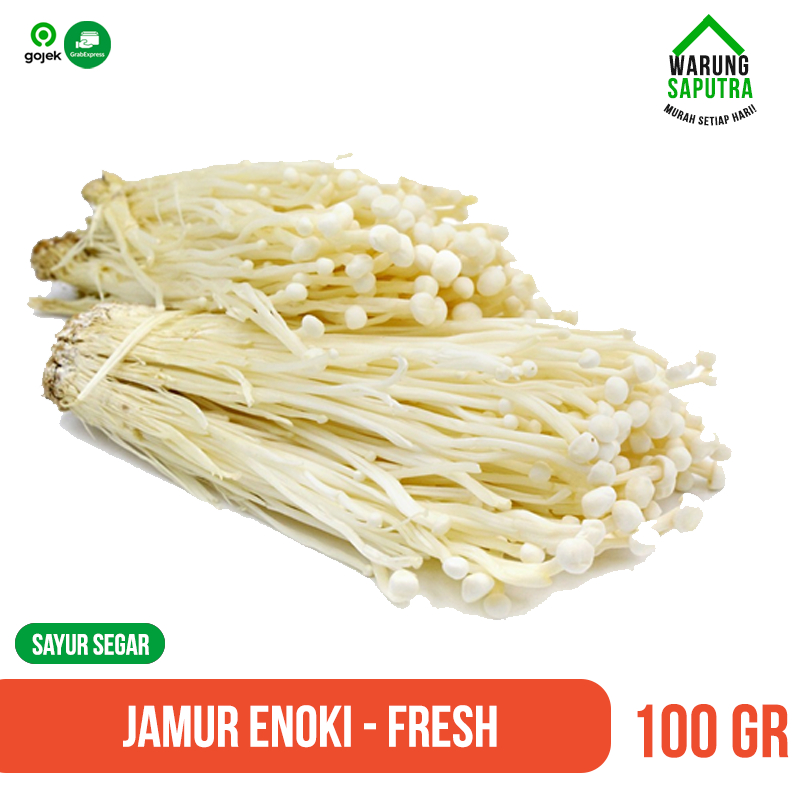 Jual Jamur Enoki Import Mushroom Segar 100 g | Shopee Indonesia