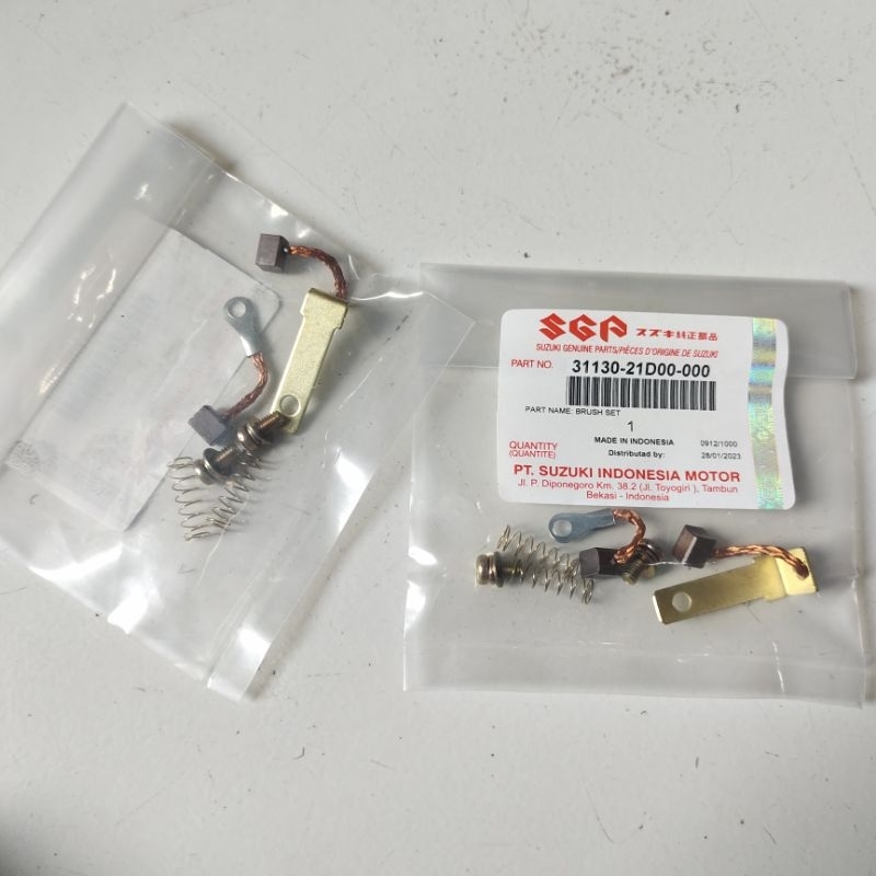 Jual 31130-21D00-000 BRUSH SET Cool starter areng stater Smash Shogun ...