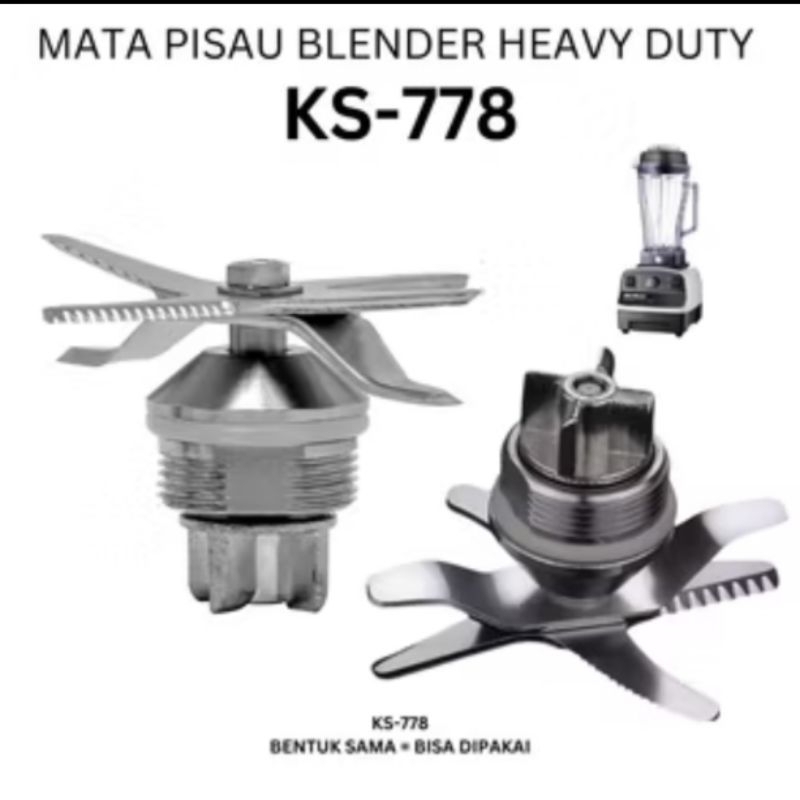 Jual Mata pisau blender heavy duty blade untuk Getra KS 778 | Shopee ...