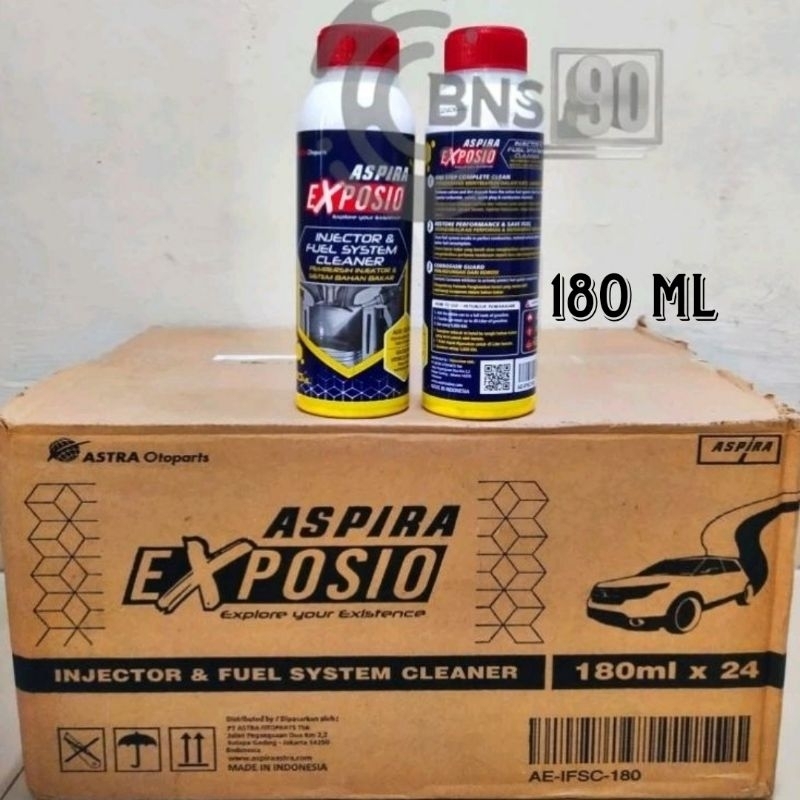 Jual (NEW) ASPIRA EXPOSIO Injector & Fuel System Cleaner 180 ml | Shopee Indonesia