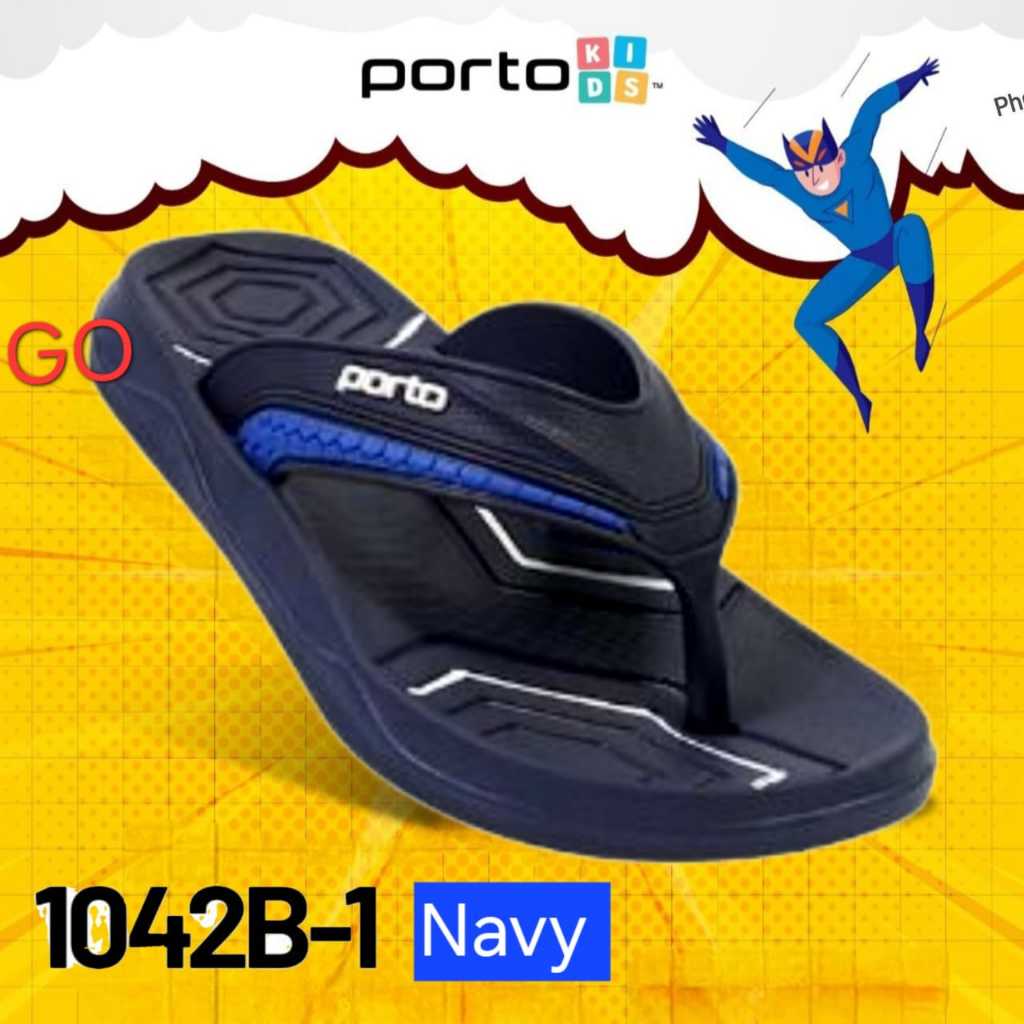 Jual Diago PORTO ANAK 1042B-1 Sandal BOLA Japit Sandal Japit Sandal ...