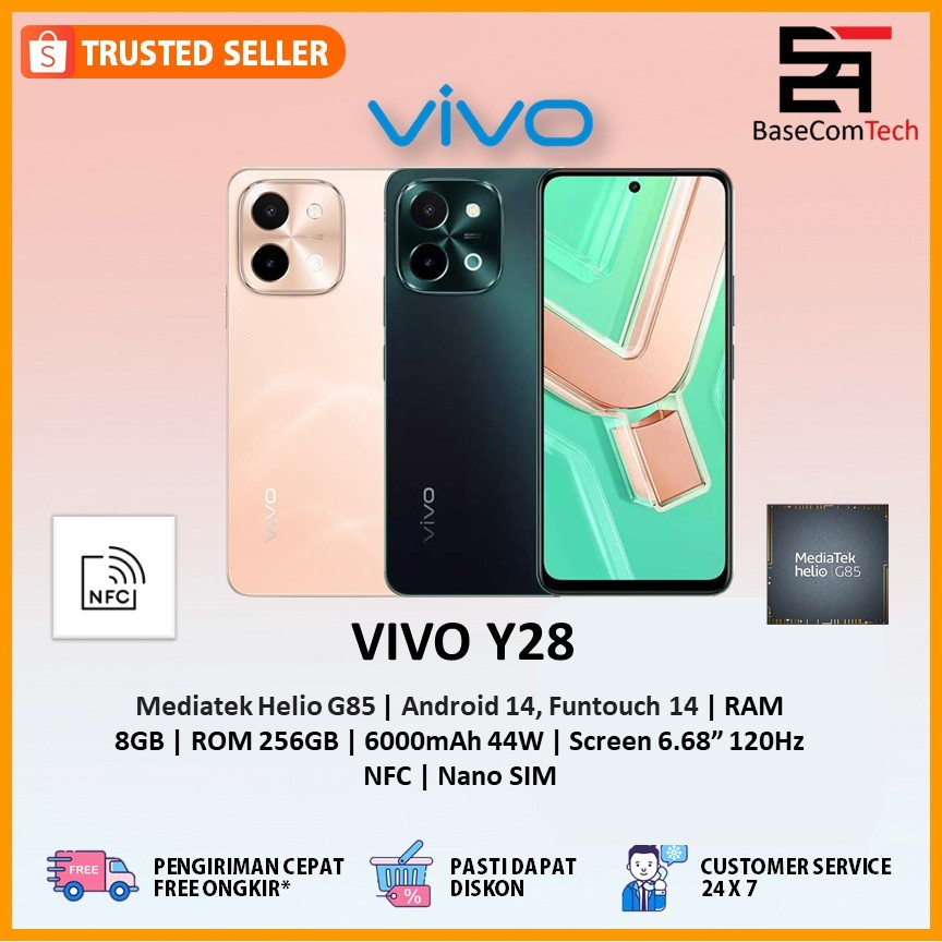 Jual Vivo Y28 8GB 256GB 50MP 6000mAh 6.68 Inchi IPS | Shopee Indonesia