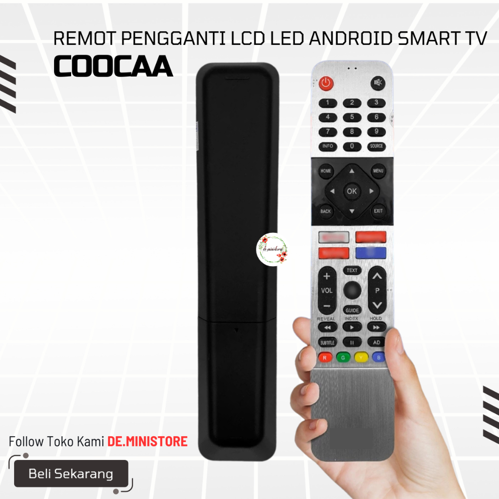 Jual Remote Coocaa Silver LCD LED Smart TV 43S6G 50S6G 65S6G 32S7G ...