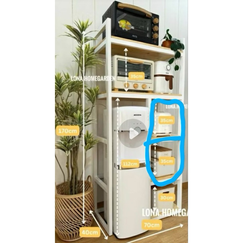 Jual rak dispenser dan megicom ( tempat megicom bisa sledingan ...