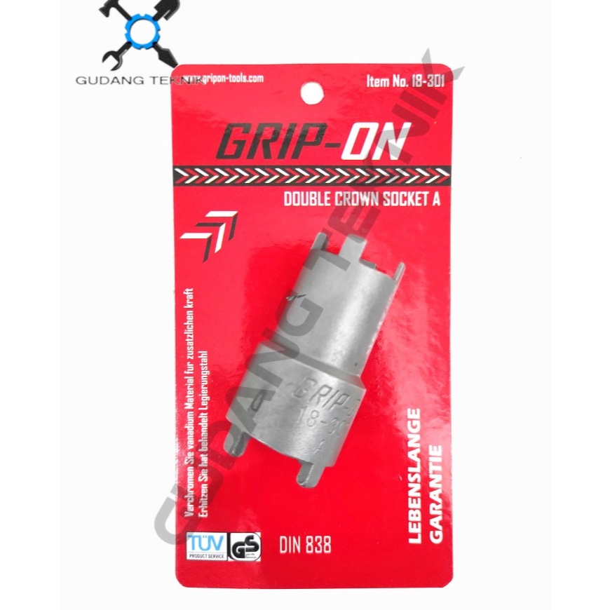 Jual Buy Now Kunci Mahkota TYPE A B Mur Kopling 1831 1832 GRIP ON Kunci ...