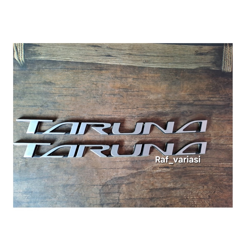 Jual emblem mobil taruna / emblem taruna / emblem tulisan taruna ...