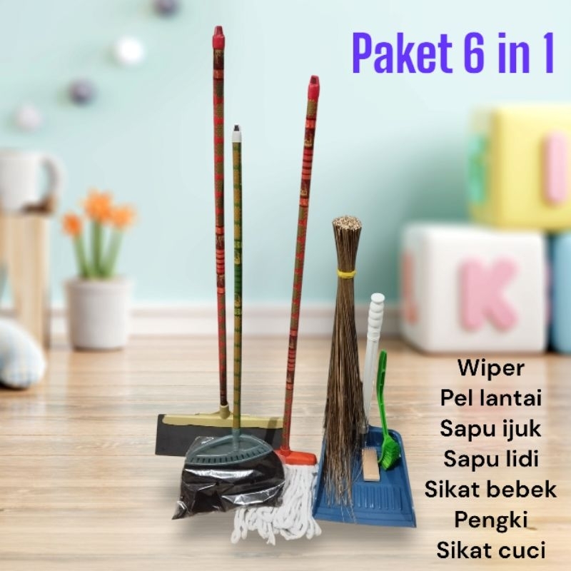 Jual Paket Alat Kebersihan 6 in 1 adalah solusi lengkap untuk ...