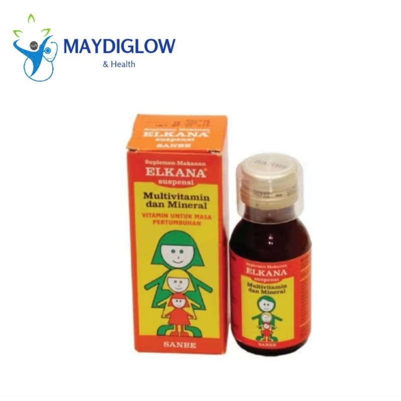 Jual ELKANA SUSPENSI SYRUP 60 ML - vitamin untuk masa pertumbuhan anak ...