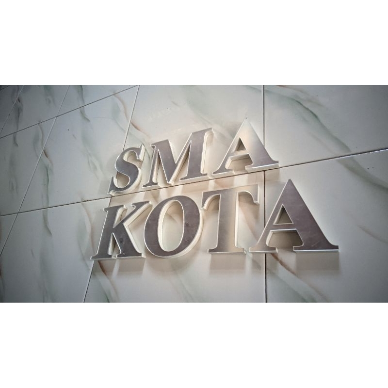 Jual HURUF TIMBUL AKRILIK SPON EVA | HURUF CUSTOM AKRILIK | HURUF ...