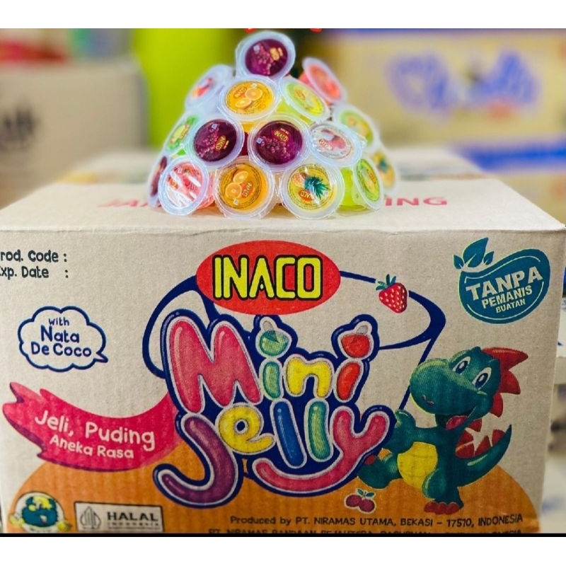 Jual Inaco Mini Jelly 10 Kg Mix rasa buah buahan | Shopee Indonesia