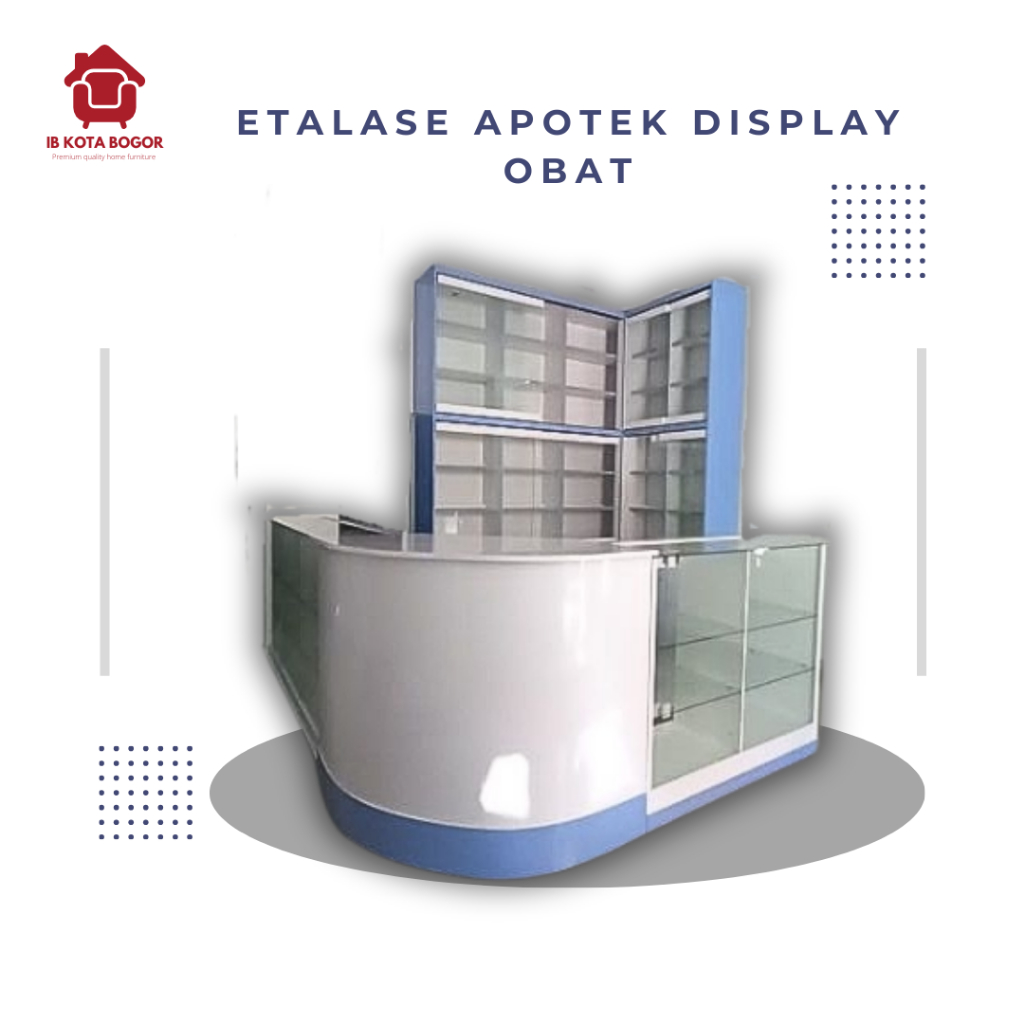 Jual Etalase Apotek dan Rak Display Obat Custom | Shopee Indonesia