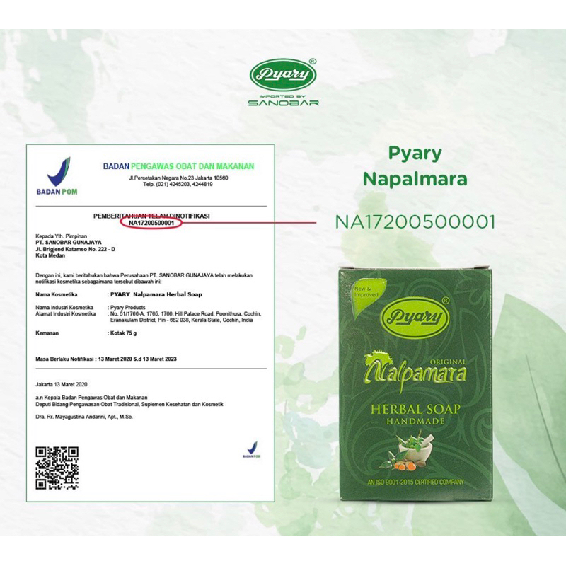 Jual sabun nalpamara original 100% udh byk testi | Shopee Indonesia