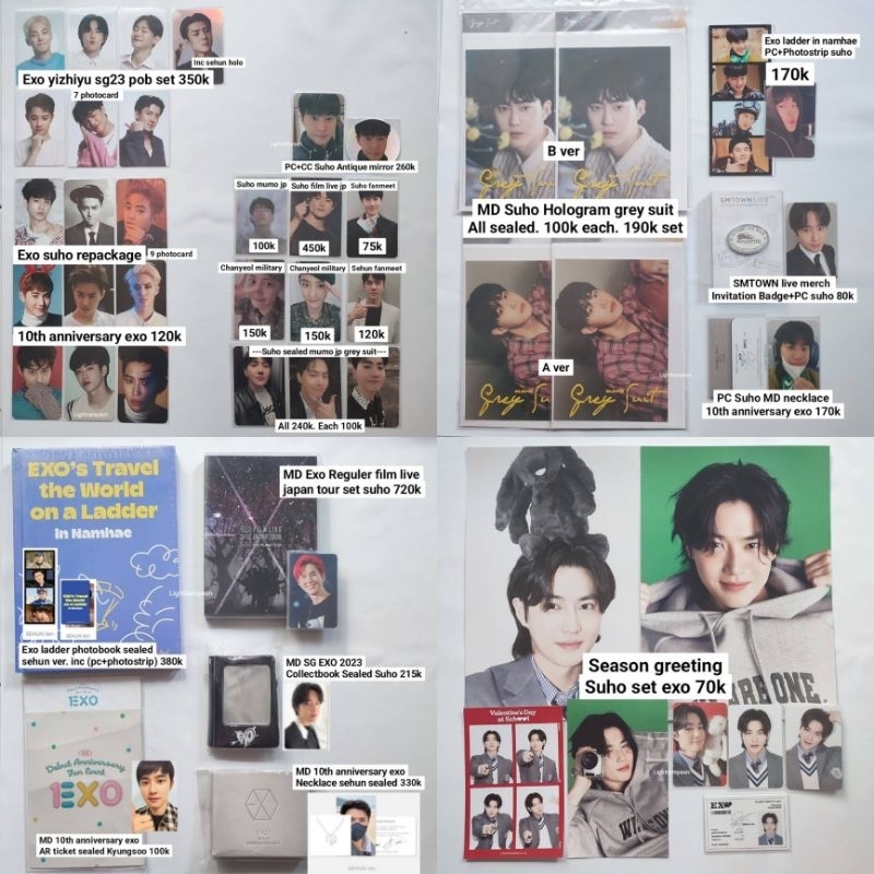 Jual OFFICIAL PHOTOCARD MERCHANDISE MD EXO SEALED YIZHIYU FANMEETING ...