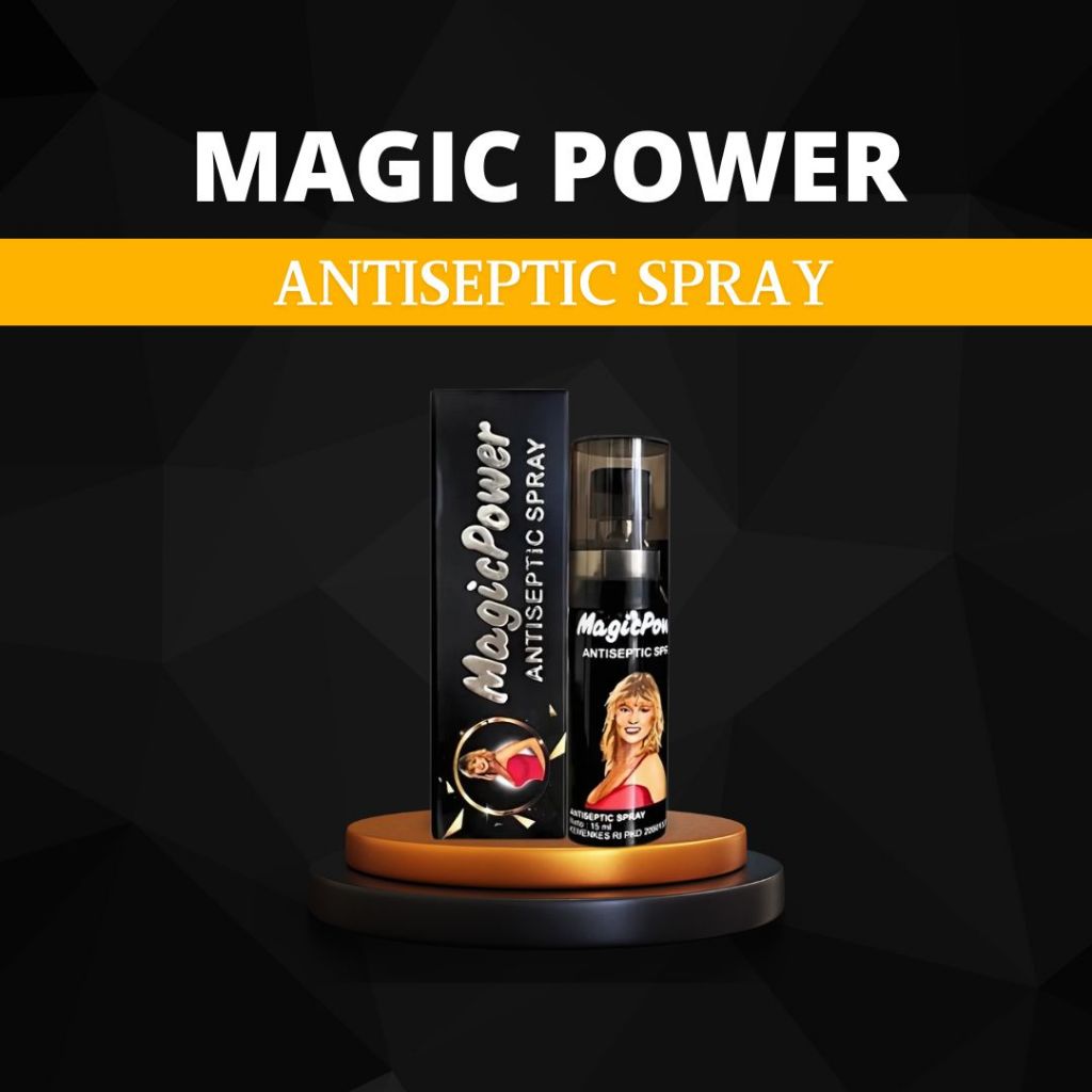 Jual Spray Khusus Pria - Magic Power Antiseptic Spray - 1[KOTAK] 15 mL ...