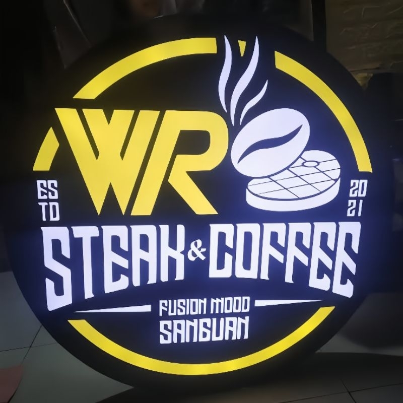 Jual Neon Box Bulat Akrilik 2 sisi | Neon Box Usaha Murah | Shopee ...