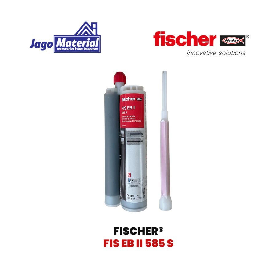 Jual Fischer FIS EB 585 S Chemical Anchor - Epoxy Mortar (EXP 11/25 ...