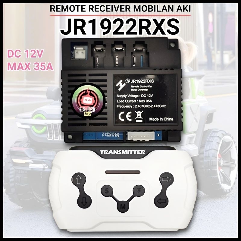 Jual REMOT RECEIVER JR1922RXS MOBILAN AKI ANAK REMOTE CONTROL IC MODUL ...
