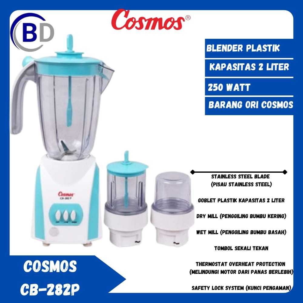 Jual Cosmos Blender CB282P – Blender Plastik 2 Liter / CB111 Blender ...