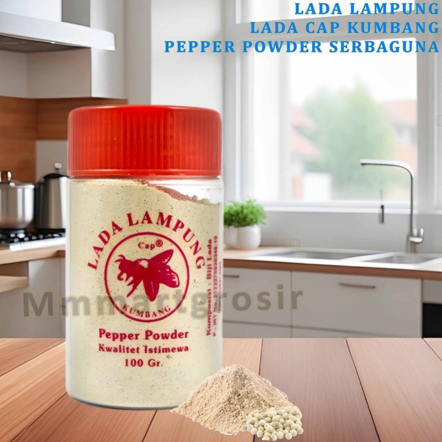 Jual Lada Lampung / Lada Bubuk / Lada Cap Kumbang / 100gr | Shopee ...