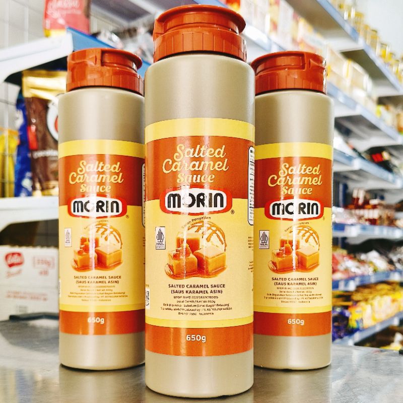 Jual Morin Salted Caramel Sauce 650gr/Toping kopi/Toping Minuman ...