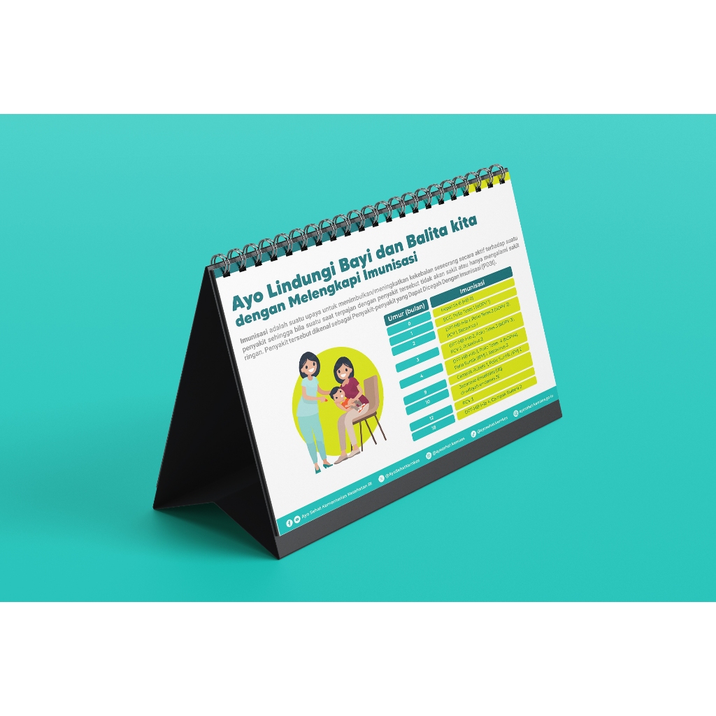 Jual Kalender Kesehatan Tahun 2025 Versi Meja | Shopee Indonesia