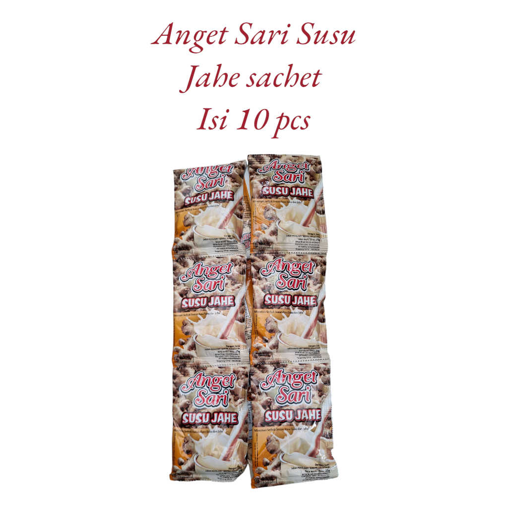 Jual Anget Sari Susu Jahe Sachet isi 10 pcs | Shopee Indonesia