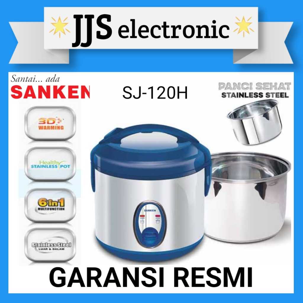 Jual MAGIC COM SANKEN STAINLESS 1L SJ-120H /SANKEN MAGIC COM STAINLES ...