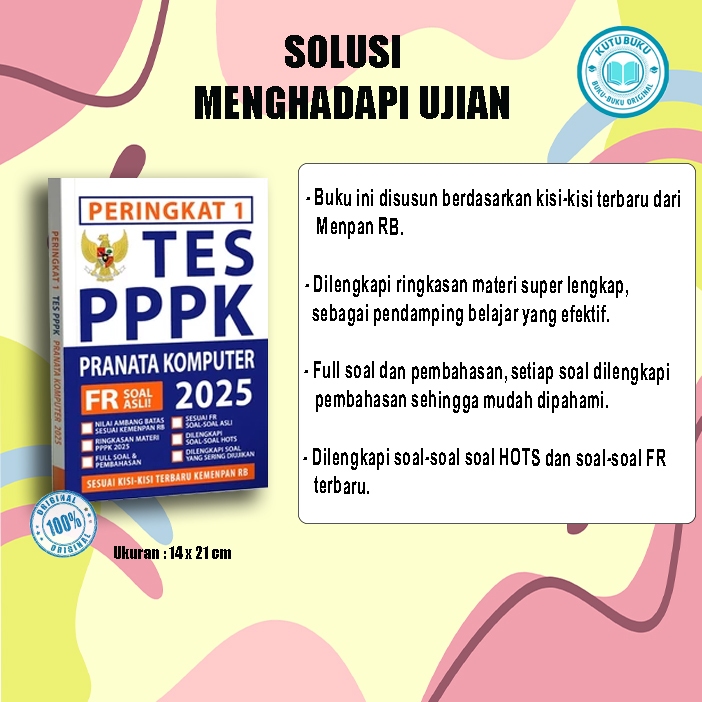 Jual Peringkat 1 PPPK PRANATA KOMPUTER 2025 - BUKU PPPK PRANATA KOMPUTER 2025 | Shopee Indonesia