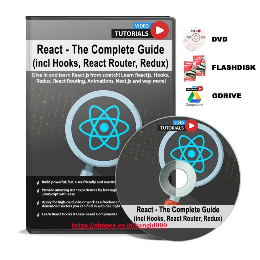 Jual Video Tutorial React The Complete Guide Incl Hooks React 9568