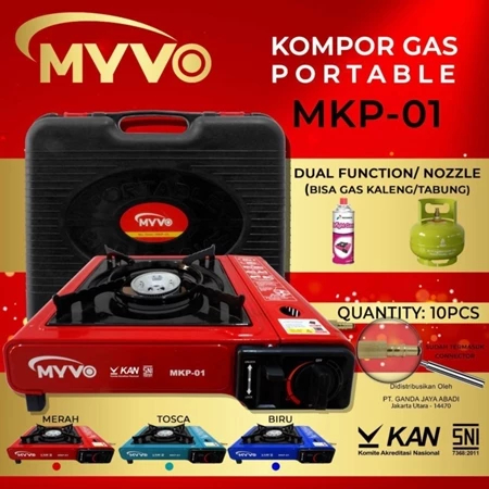 Jual YS28 Kompor Gas Portable 1 Tungku Dua Fungsi 2 in 1 Bisa Gas LPG | Shopee Indonesia