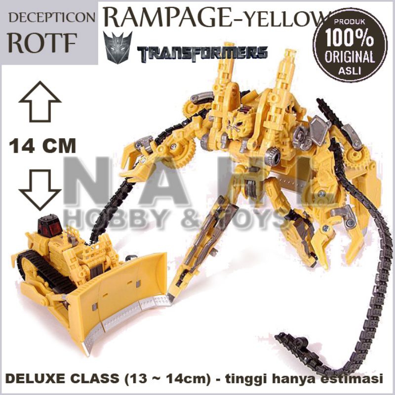 Jual Robot Transformers ROTF Decepticon Rampage Deluxe Class - Original ...