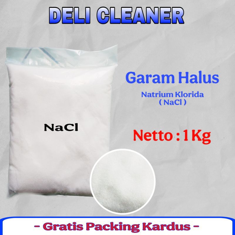 Jual Garam Industri Halus Premium Natrium Sodium Klorida Nacl 1 Kg | Shopee Indonesia