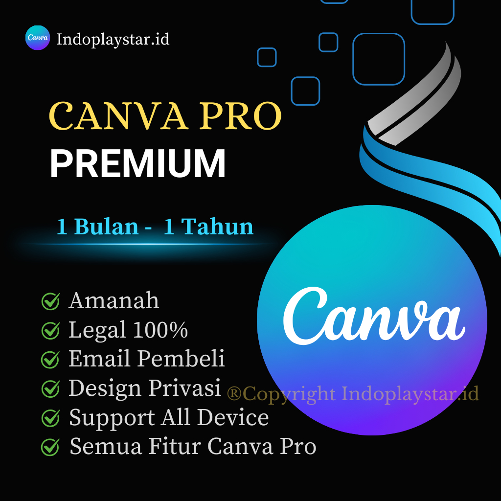 Jual Canva Pro Premium Original Akun Pribadi Untuk Mengedit Dan Mendesain Video Gambar Support ...