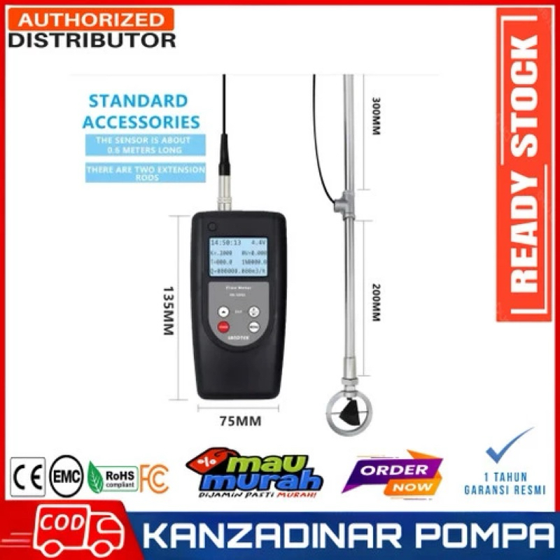 Jual Open Channel Current Flow Meter Water Rate FM100V5 River Lake FM ...