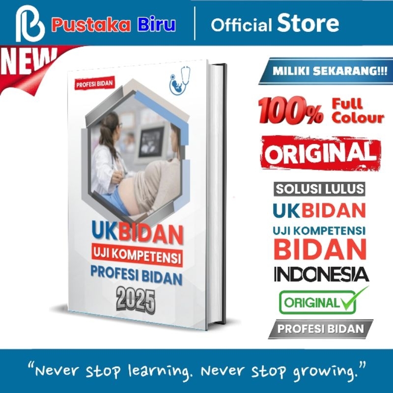 Jual BUKU UKBI UKBIDAN UJI KOMPETENSI BIDAN INDONESIA 2025 PROFESI BIDAN D3 BIDAN TERBARU ...