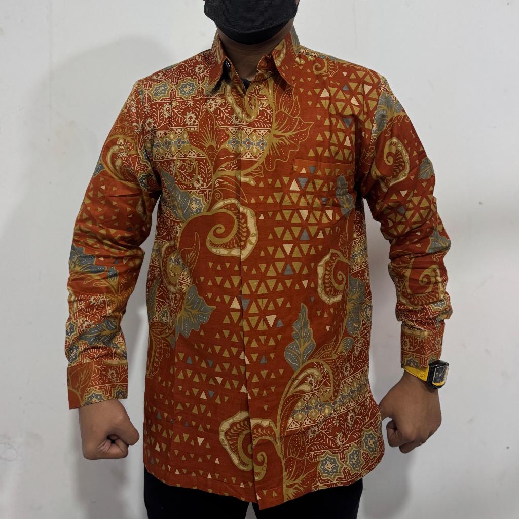 Jual WIDORO TARAKOTA Kemeja batik pria katun prima premium lapis furing ...