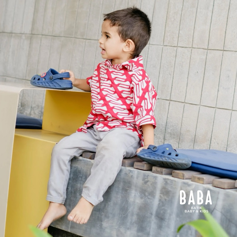 Jual Baba Batik - Kemeja Batik Anak Laki Laki / Ganendra Shirt Usia 1 ...