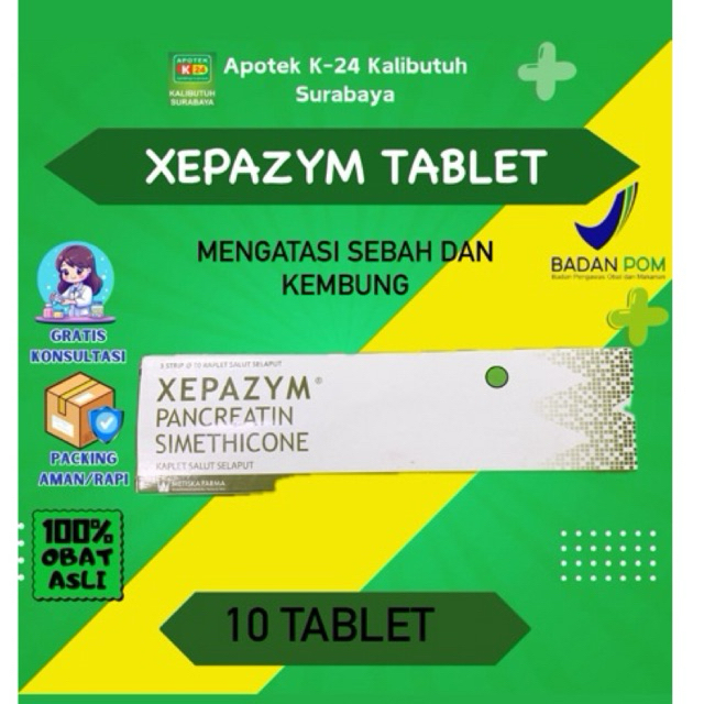 Jual Xepazym Tablet (per Strip) | Shopee Indonesia