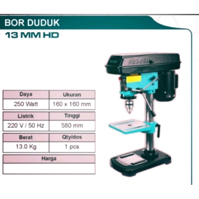 Jual Mesin Bor Duduk 13mm NRT PRO 4113 | Shopee Indonesia